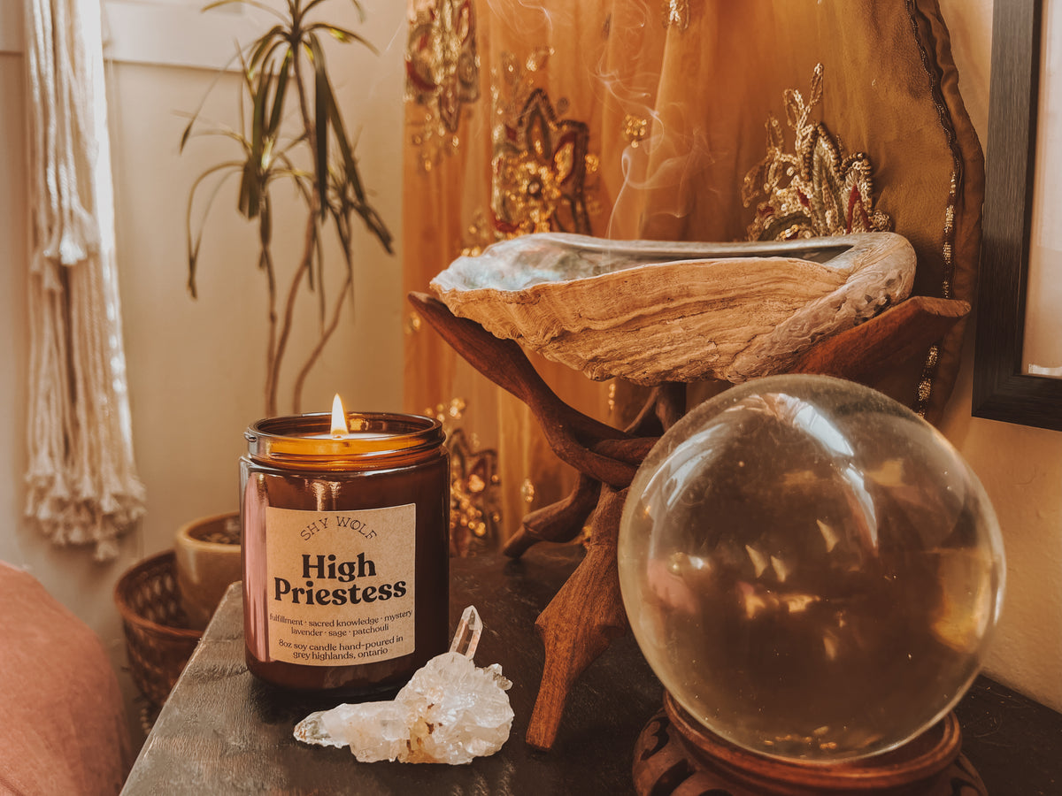Shy Wolf Candles | Candles Inspired by Tarot, Stardust and Rock & Roll
